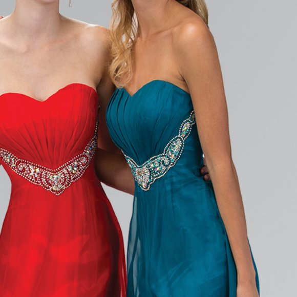GLS Collective | Dresses | Sweetheart Neck Aline Shape Prom Dress ...